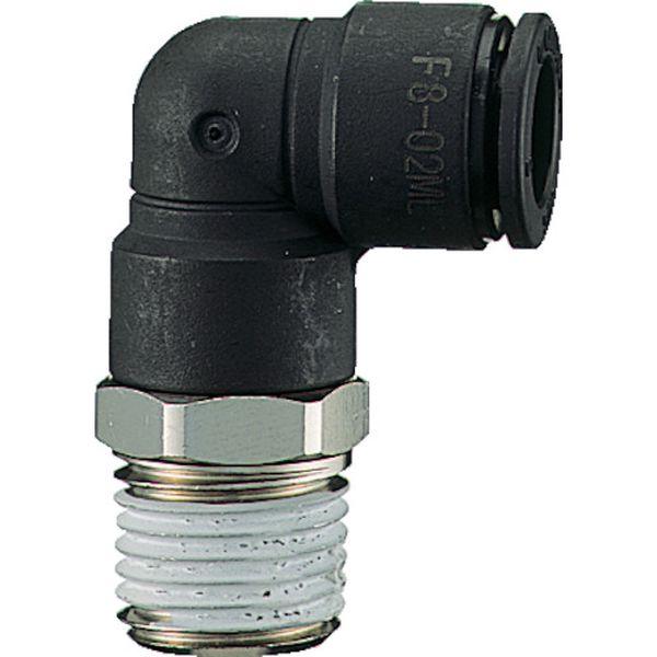 ・PBT樹脂を採用し、スパッタ等の延焼事故を防止。・空気圧汎用型継手では初の軽量化を実現。・適合チューブ外径D(mm)：6・接続口径：R1/8・六角対辺(mm)：12・使用圧力：1MPa(空気)、0.3MPa(水)・使用流体：空気、水・流体...