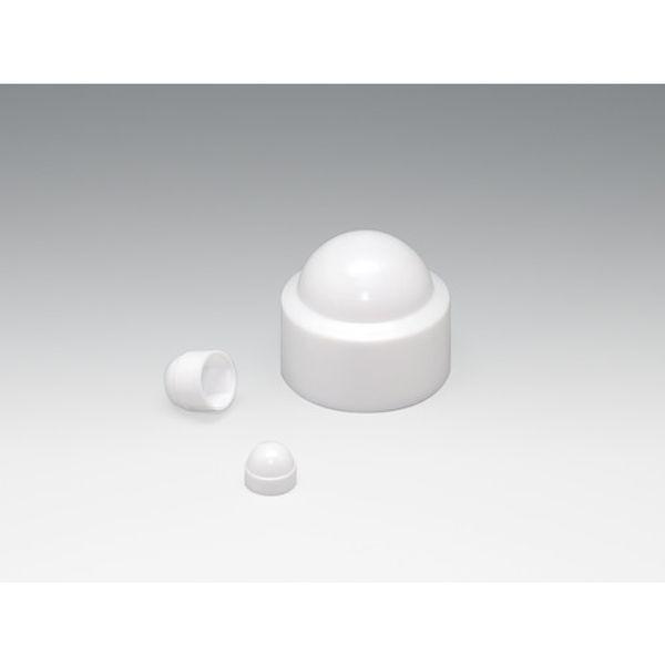 ・ボルト、ナットにかぶせて、簡単に袋ナットの形状が得られ、けが防止ができます。・色：白・適合ねじ：M8・D(mm)：12.8・適用ナット寸法：M8・適用ボルト寸法：M8・L.D.ポリエチレン(PE)・生産国 イギリス・JANコード 4582...