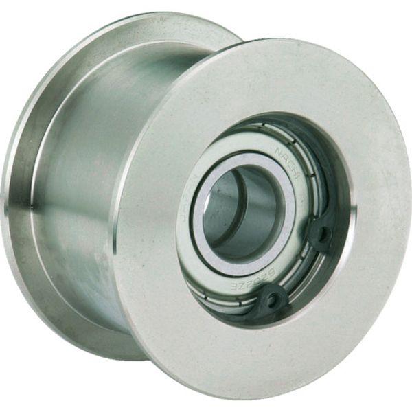 ・無給油でも使用可能です。・静かな回転です。・中荷重、中速用途に適しています。・ボールベアリング一体成形です。・ピンやタイトナーと組み合わせて樹脂ベルトなどのテンションとして。・ホイール外径(mm)：50・フランジ外径(mm)：60・ベアリ...