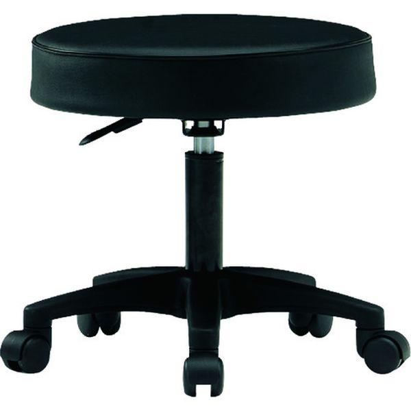 ・キャスター付脚で効率の良い作業が可能です。・張地：ビニールレザー張り・脚色：ブラック・色：ブラック・座幅(mm)：440・座奥行(mm)：440・幅(mm)：467・座高(mm)：441〜571・キャスター径(mm)：50・組立目安：1人...