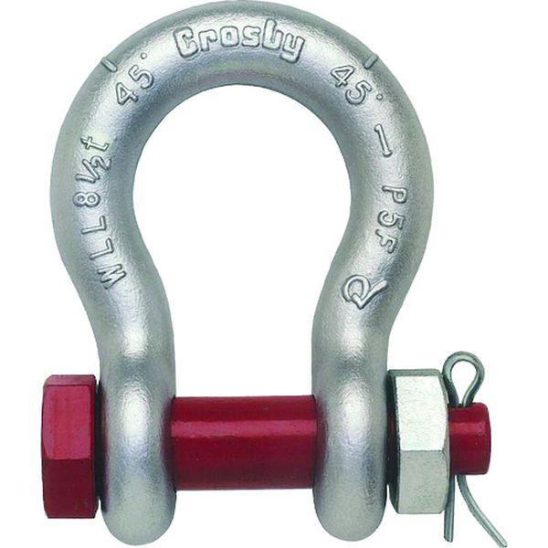 ・亜鉛メッキの本体と赤色のピンが特長です。・荷役・運搬・土木などの現場での様々な連結に。・基本使用荷重(t)：0.5・口幅(mm)：11.9・寸法(mm)A：19.80・寸法(mm)d3：7.85・寸法(mm)a：19.8・寸法(mm)L1...