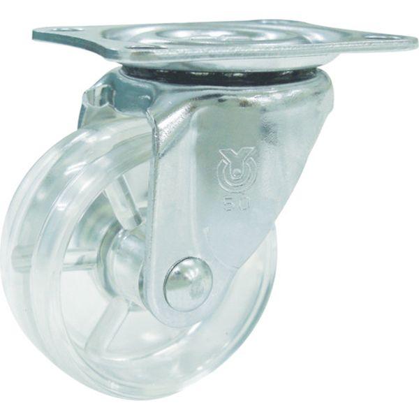 ・始動抵抗が軽く、使いやすいキャスターです。・床面を汚しにくいポリカーボネート製キャスターです。・車輪カラーバリエーションを用途に応じて使い分けることができます。・軽量用台車・事務所などの屋内・オフィス用品・車輪径D(mm)：38・タイプ：...