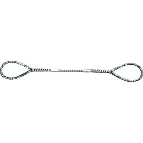 ・JIS規格適合品のワイヤロープを使用しています。・「労働安全衛生規則第475条」及び「クレーン等安全規則第219条」に規定された方法に則り加工している商品です。・編み込み加工部の端末を特殊スリーブにて圧着加工しており、加工部分のトゲが全く...