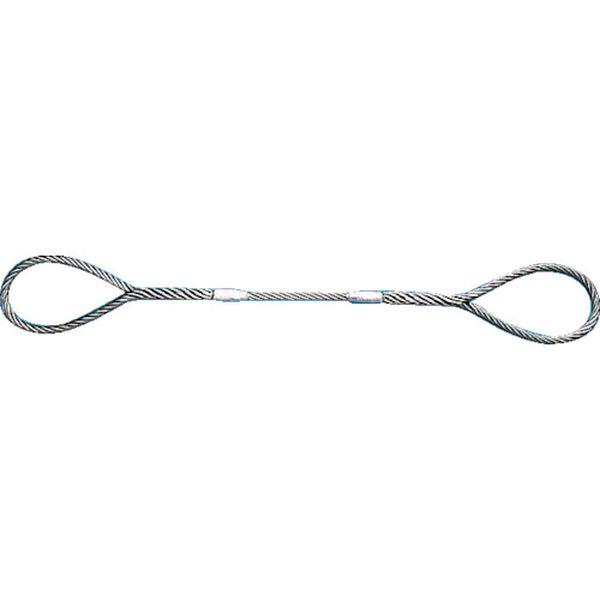 ・JIS規格適合品のワイヤロープを使用しています。・「労働安全衛生規則第475条」及び「クレーン等安全規則第219条」に規定された方法に則り加工している商品です。・編み込み加工部の端末を特殊スリーブにて圧着加工しており、加工部分のトゲが全く...