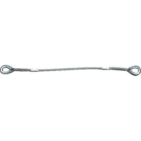 ・JIS規格適合品のワイヤロープを使用しています。・「労働安全衛生規則第475条」及び「クレーン等安全規則第219条」に規定された方法に則り加工している商品です。・編み込み加工部の端末を特殊スリーブにて圧着加工しており、加工部分のトゲが全く...