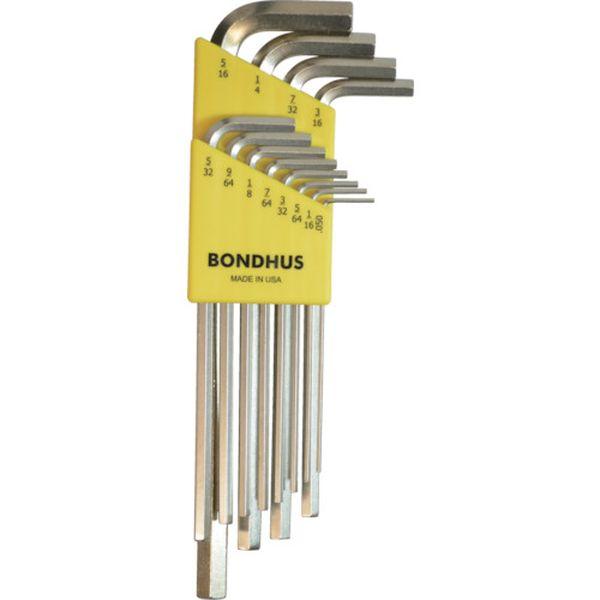 ・材質は硬度が高いプロテニアム合金鋼を使用しています。・ブライトガード加工は一般的なメッキ加工の2倍以上の耐食性があります。・六角穴付ボルトの締め付け、緩め作業に。・セット内容(インチ)：0.050、1/16、5/64、3/32、7/64、...