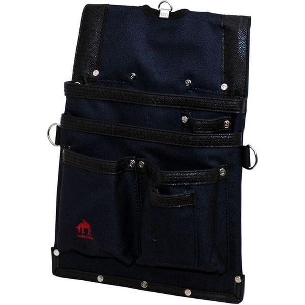 ・摩擦に強く、傷がつきにくい腰袋です。・柔らかく心地よい手触りが特徴の素材です。・カジュアルな素材感でお仕事でもオフタイムでもお使いいただけます。・丈夫さと軽さを両立させたKHこだわりの生地を使用しています。・鳥とロバがモチーフのロゴマーク...