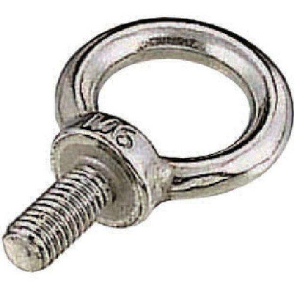 ・ボルトの頭部がリング状になっているので、ロープ・鎖・ワイヤー等を通して使用できます。・機械器具類の吊り上げなど、一般の荷役に。・使用荷重(kN)：4.41・D(mm)：13・B(mm)：27・L(mm)：34・H(mm)：61・A(mm)...