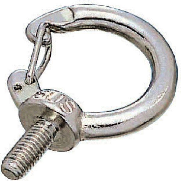 ・従来のアイボルトに開閉できるフックが付いているので、設置後に物を通すこともできます。・アイボルトをフック式にして端末の金具として。・鳩除けネット、カラス除けネット。・使用荷重(kN)：0.29・D(mm)：8・B(mm)：20・L(mm)...