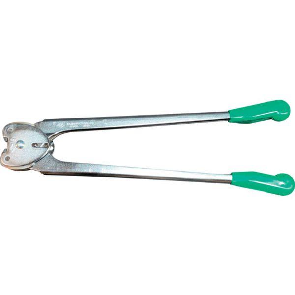 ・帯鉄用の封緘機です。・部品の交換も容易に出来ます。・主要部品は全て特殊熱処理が施され、耐久性、耐摩耗性に優れています。・適合バンド幅(mm)：19・適合バンド：帯鉄・バンド厚さ(mm)：0.3〜0.6・全長(mm)：450・シールの厚さ(...