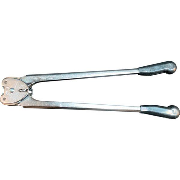 ・帯鉄用の封緘機です。・部品の交換も容易に出来ます。・厚さ0.8ミリまでの帯鉄に使用できる様に強力に主要部分が全て特殊熱処理が施され、耐久性、耐摩耗性に優れています。・適合バンド幅(mm)：19・適合バンド：帯鉄・バンド厚さ(mm)：0.6...