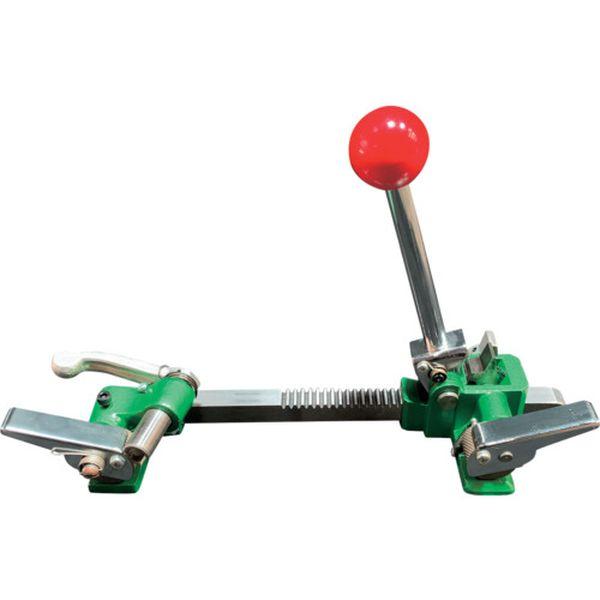 ・紙バンド・PPバンド兼用の引締機です。・特殊合金で非常に軽く、カッターが装備された合理的な設計で能率的に使用出来ます。・使用バンドは、紙バンド、PPバンド兼用で長尺のまま使用出来る便利な機種です。・適合バンド幅(mm)：10〜19・適合バ...