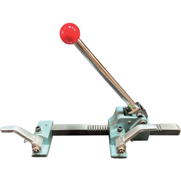 ・帯鉄用の引締機です。・特殊合金を使用していますので、軽量にできています。・KK2型機では使用できない厚手帯鉄引締め用に適しています。・適合バンド幅(mm)：16〜25・適合バンド：帯鉄・バンド厚さ(mm)：0.5〜0.9・全長(mm)：5...