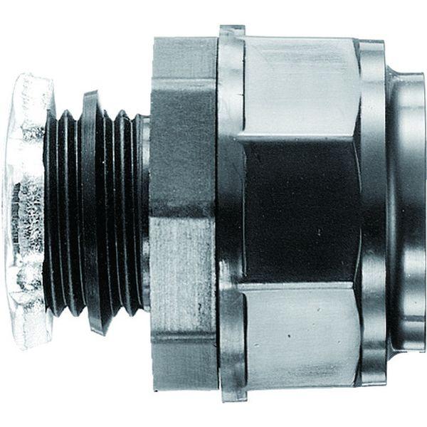 ・難燃性はUL94V0です。・ケイフレックスを制御盤類のノックアウト接続用。・色：黒・タイプ：コネクタ(ノックアウト接続用)・寸法(mm)A：44.0・接続ねじS1(mm)：26.4・寸法(mm)L1：14・接続ねじ呼び径：G3/4・寸法(...