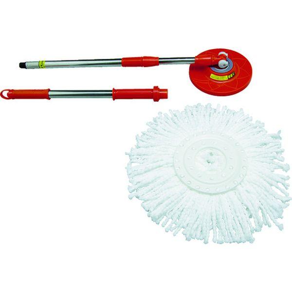 ・回転モップKMO-540S専用の別売モップです。・マイクロファイバーモップで水拭き、から拭き双方で使えます。・汚れをしっかりキャッチします。・ジョイント式です。・幅(mm)：450・長さ(mm)：1040〜1340・モップ本体：ポリプロピ...