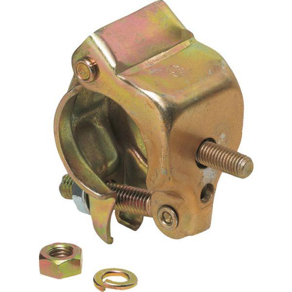 ・単管へのポリ台(取り付け自在型)などに使用します。・ボルトタイプで、ケーブルハンガー(仮設用)、WB取付ステー等の取り付けに使用します。・ボルトはW3/8となります。・品名：クランプ・適合パイプ径(mm)：42.7〜48.6・タイプ：自在...