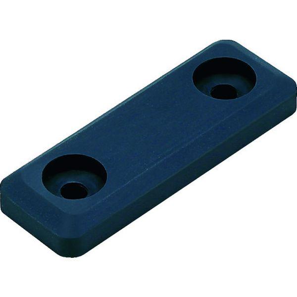 ・マグネットをシリコーンゴムで包んでいるため、吸着時の衝撃音を和らげます。・本体固定穴に座金をはめて補強しているため、ねじ止めの際シリコーンゴムが裂けにくい仕様です。・色：ダークグレー・全長(mm)：50・吸着力(N)：39.2・取付ピッチ...