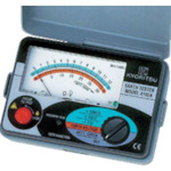 ・簡易測定(2極法)に対応したアナログアーステスタです。・A〜D種(3極法)の測定も可能です。・接地抵抗の測定に。・接地抵抗(Ω)：12/120/1200・地電圧(V)：30・ケース：ハード・奥行(mm)：70・幅(mm)：158・電源(V...