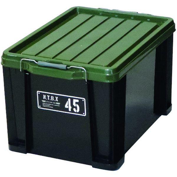 価格.com - アステージ JEJアステージ 収納ボックス Xシリーズ NTボックス #45X ブラックグリーン 幅38×奥行54.5×高さ32cm 日本製 積み重ね (工具箱・ツール ...