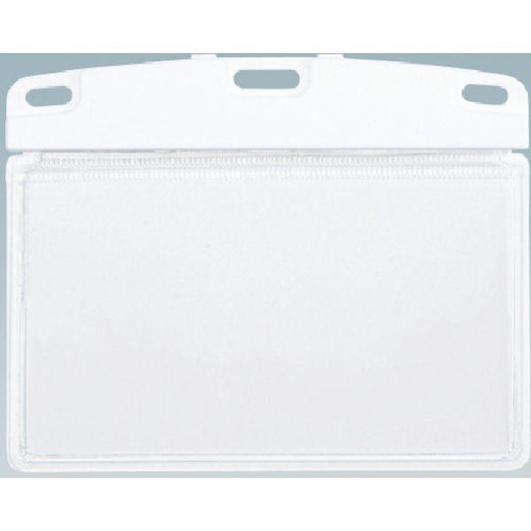 ・硬質ヘッダーで耐久性がアップしています。・色：白・タイプ：ソフト・縦(mm)：83・横(mm)：103・厚さ(mm)：4・中紙サイズ(mm)：90×55(ヨコ名刺)・1枚入・ソフトタイプ・中紙寸法：W90XH55mm・ヨコ名刺・ハイブリッ...