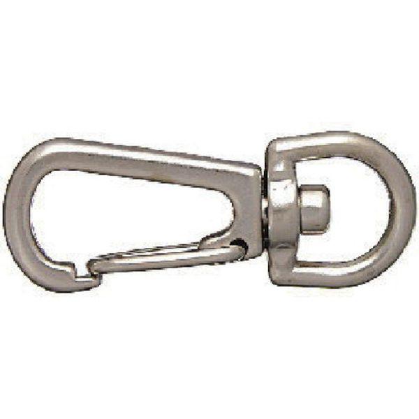 ・アイの部分が回転するため、チェインなどがからみません。・チェインやワイヤーロープの先端金具、連結金具・使用荷重(kN)：0.01・参考使用荷重(kg)：1.0・A(mm)：40.0・B(mm)：7.0・C(mm)：10.0・破断荷重(kg...