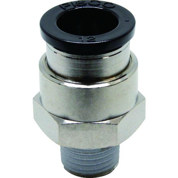 ・機種により取付け後、チューブの取出角度が変えられます。・条件により、水を流すことも可能です。・機種を豊富に取り揃え、あらゆる空気圧配管に対応します。・適合チューブ外径(mm)：12・接続口径：R1/4・六角対辺(mm)：21・流体温度(℃...