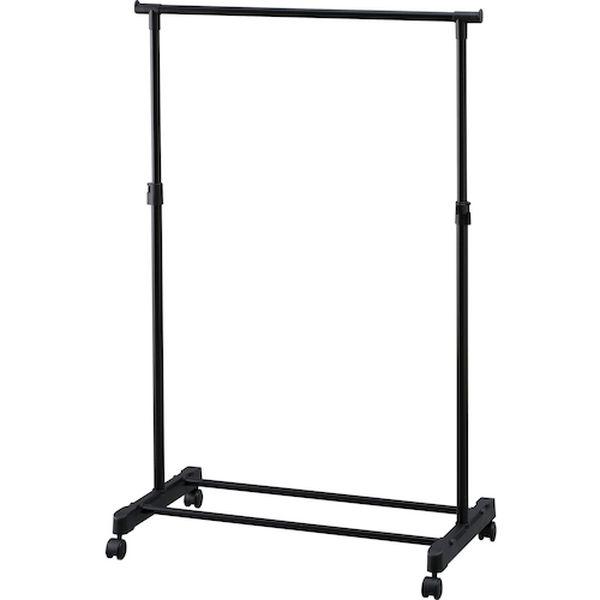 ・ブラック塗装仕上げでインテリアに馴染みやすいパイプハンガーです。・安定感抜群で、たくさん掛けられます。・ハンガーパイプの高さは約87.5〜150cmの間で、無段階調整可能です。・服の丈に合わせて、ストッパーをゆるめて伸縮させ、高さを固定で...