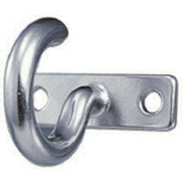 ・設置幅の狭い面でも取り付け可能です。・座ぐりなしタイプなので、ナベ頭などのねじをご使用ください。・壁面・床面・柱等に設置し、チェーン・ワイヤ・ロープの端末金具として使用。・使用荷重(kN)：0.20・D(mm)：6・L(mm)：14・S1...