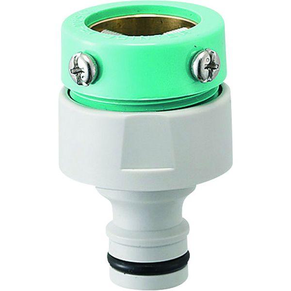 ・蛇口にビスで取り付ける散水ホース用の元口です。・別売ジョイント(PL70-50)を接続するとホースがワンタッチで着脱できます。・SANEI製PL70-50(ジョイント)がワンタッチで着脱できる。・高さ(mm)：50・適合蛇口(mm)：15...