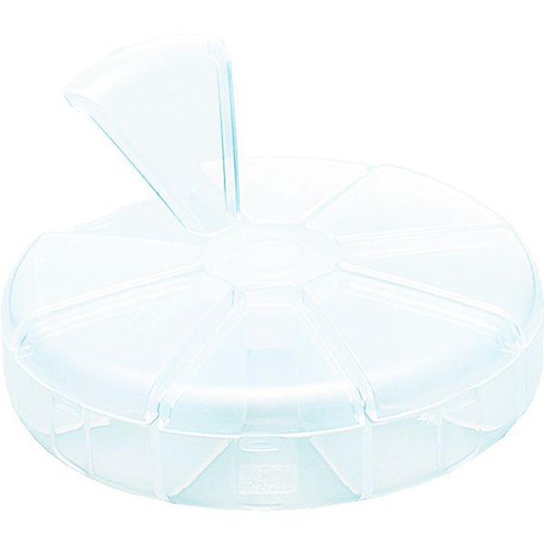 ・個別フタ付シングルスペースで小物収納に最適です。・ポケットに納まりやすいフラットタイプです。・取り出しやすい底アール付です。・文具用品、小物、薬など収納可能。・色：クリア・外形寸法(mm)間口：110・外形寸法(mm)高さ：23・コマ数：...