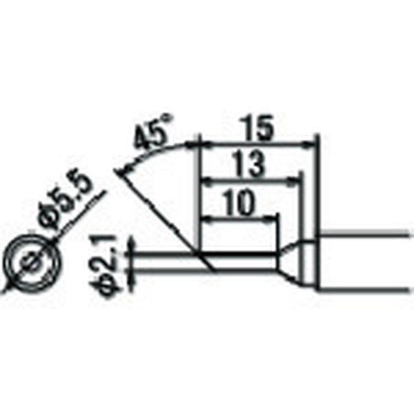 ・品名：替えこて先・コテ先名称：φ2.1mm・適合機種：PX-201、PX-335、PX-338、PX342・生産国 日本・JANコード 4975205560979・質量 9g・コード：305-9669 ・品目：PX2RT2CPX2RT2C...