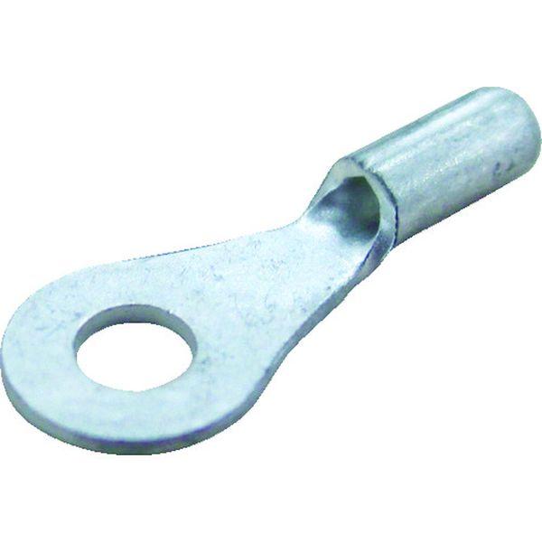 ・接触面(舌部)が丸く、ねじ固定用の取り付け穴がある裸圧着端子です。・軟銅のより線または、単線の電線を接続するために使用します。・電線抱合範囲 単線(mm)：1.82〜2.89・電線抱合範囲 より線(［［MM2］］)：2.63〜6.64・電...