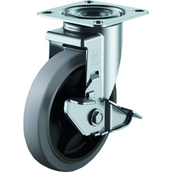 ・ゴムの欠点である走行跡が残りません。・ホイルが樹脂製のため軽量です。・ロールボックスパレットなどに。・車輪径D(mm)：125・タイプ：自在式(ストッパー付)・許容荷重(daN)：150・許容荷重(kgf)：153.0・車輪幅(mm)：3...