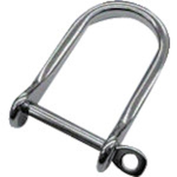 ・従来の半丸シャックルと比較して長さも幅も2倍の大きさになっていますので、用途が広がります。・連結金具として使用します。・ねじ径：M8・B(mm)：34.5・D(mm)：8・F(mm)：8・L(mm)：66.5・d(mm)：20・t(mm)...