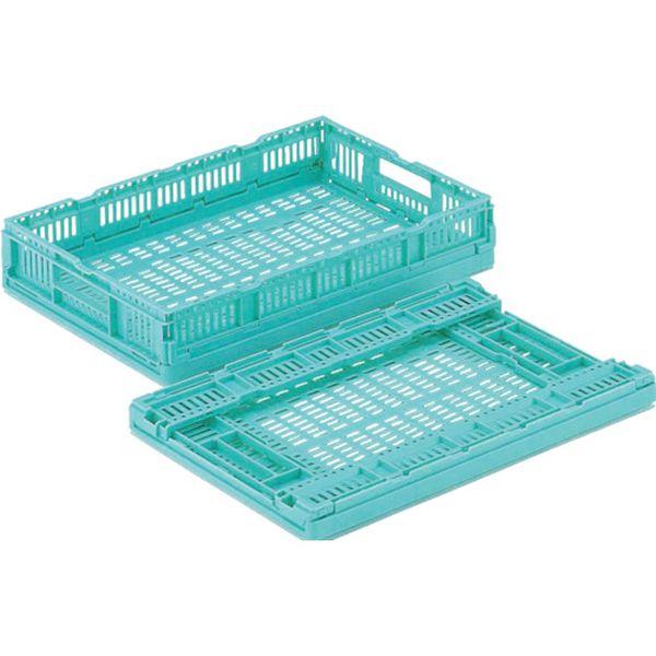 ・薄型、メッシュタイプの折りたたみコンテナです。・通気性、洗浄性に優れたコンテナです。・底面はメッシュです。・側面4コーナーでロックします。・折りたたむと高さ1/3〜1/5になります。・農産物の流通・保管・店舗展示用。・段ボール梱包の代替容...