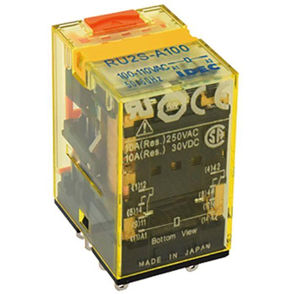 ・RUシリーズユニバーサルリレーです。・リード線フリー、カドミウムフリーをはじめ、環境にも配慮したリレーです。・接点構成：2c・製品種類:ユニバーサルリレー・極数:2・端子形状:はんだづけ端子・接点構造:シングル接点タイプ・動作表示:有・接...
