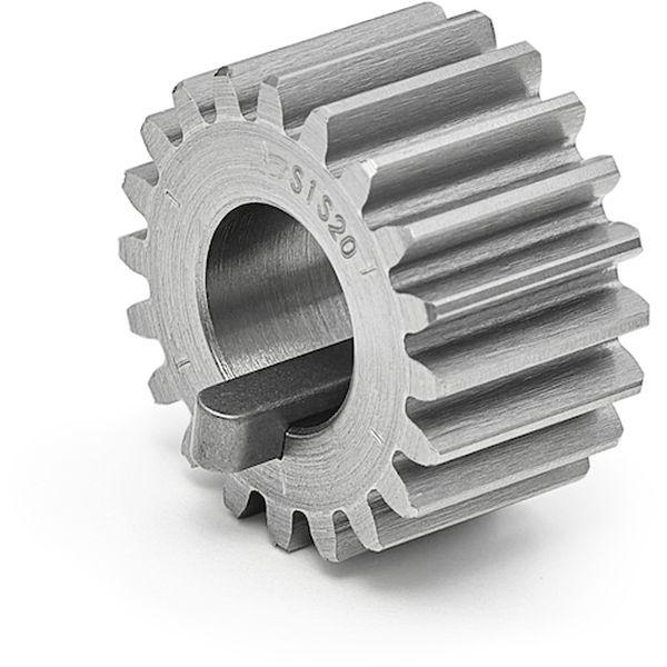 ・小型精密歯車です。・品番末尾Hは、歯部高周波焼入済です。・一般産業機械、医療機器、食品機械に使用。・モジュール：1・歯数：80・形状：A1・基準円直径(mm)：φ80・歯幅(mm)：10・穴径(mm)：φ12・歯先円直径：φ82・全長(m...