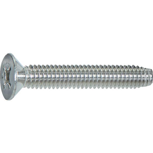 ・先端の2〜2.5山がテーパーになっており、先端を1/4カットしています。・カット部は相手材を削る刃の役割をします。・小ねじと同じピッチです。・寸法(mm)d：M5・寸法(mm)L：20・ねじピッチ(mm)：0.8・頭部径(mm)：10.0...