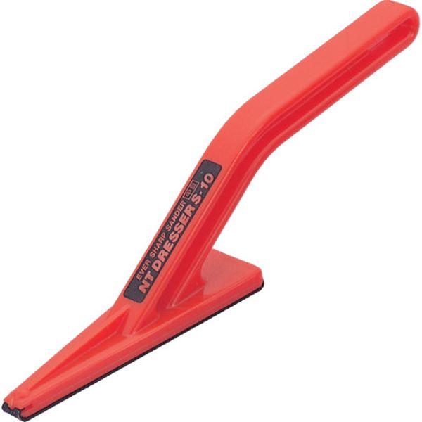 ・ヤスリの強さとサンドペーパーの細やかさを兼ねた目づまりしにくい研磨具です。・木工からアルミの仕上げまで。・長さ(mm)：167・幅(mm)：28・高さ(mm)：47・色：赤・タイプ：荒目・適合替刃：S-11P・S-411P・刃厚：0.6m...