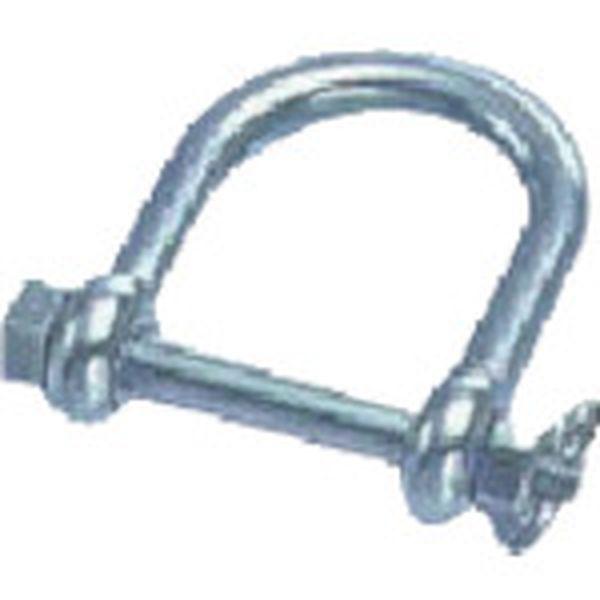 ・ワリピン止めなので、振動でピンが緩む危険がないタイプです。・チェーン・ワイヤ・ロープ等の連結金具として、また端末の金具のジョイントに。・特に振動が多いなどで通常のシャックルでは、ピンが緩む可能性のある場所に。・ねじ径：M8・B(mm)：3...