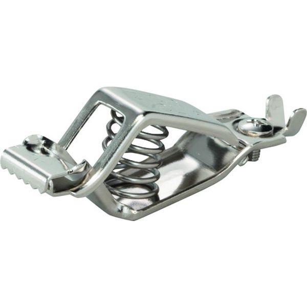 ・くわえる力が強く、安全・正確・迅速に電路の接続ができます。・電気機器・測定機器、アース用端子などに。・定格：30A・黄銅(ニッケルメッキ)・生産国 日本・JANコード 4993091104541・質量 20g・コード：259-0728 ・...