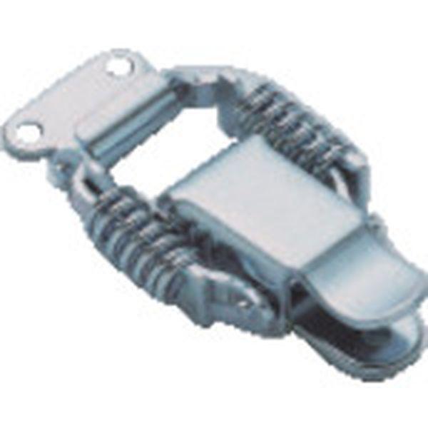 ・スプリング付で、防塵、防滴を必要とする扉・カバーに最適です。・防じんを必要とする扉やカバー。・本体取付穴寸法(mm)：3.2・許容荷重　N：200・許容荷重　kgf：20・ばね付・スチール(SPHC)・表面処理：光沢クロメート処理(三価)...