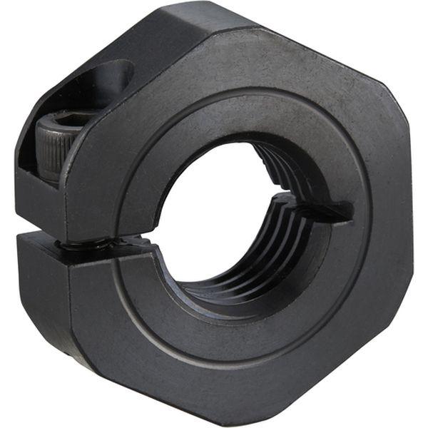 ・締結力の強いスタンダードスリットカラーです。・面で締め付けるため締結力が強く、シャフトに傷が付きにくいタイプです。・ネジシャフト(並目)にご使用いただけます。・外形が六角形になっているため、スパナでの取り付けができます。・標準品にないサイ...