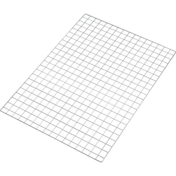 ・背面のこぼれ止め用。・品名：ステンレス棚用オプション　バックネット　800×539・間口(mm)：539・高さ(mm)：800・適合枚数間口600：1・適合枚数間口1200：2・摘要：間口600用・実寸間口：539mm・実寸高さ：800m...