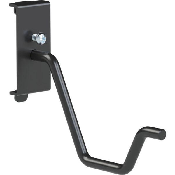 ・パンチングパネルに取り付けて、電気ドリルなどの工具の整理・整頓に最適です。・パンチングパネルの上下2穴での取付ですので、ピッチ25mmで連続して取付ができます・今までのドリルフックでは幅が固定され、思うようなサイズの物を吊り下げしづらかっ...