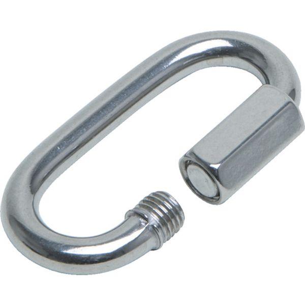 ・耐食性が高いステンレス鋼製のリングキャッチです。・チェーンやワイヤーロープの連結金具・D(mm)：6・L(mm)：46・S(mm)：7.5・B(mm)：7.5・許容荷重(kg)：190・許容荷重(N)：1860・SUS316・ステンレス(...