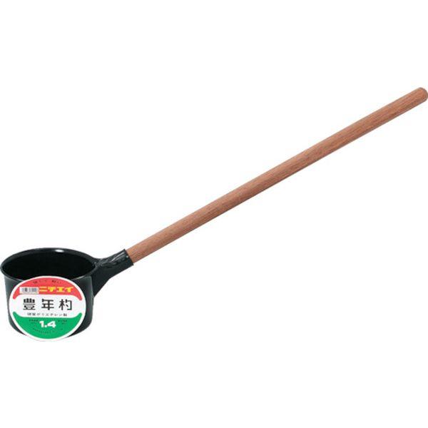 ・使いやすい軽量タイプで、耐薬品性にも優れ幅広い用途に使用できます。・便利な柄付きセット品です。・容量(L)：2.7・間口(mm)：190・奥行(mm)：1425・高さ(mm)：120・色：ブラック・すくい部:ポリエチレン(PE)・柄:木製...