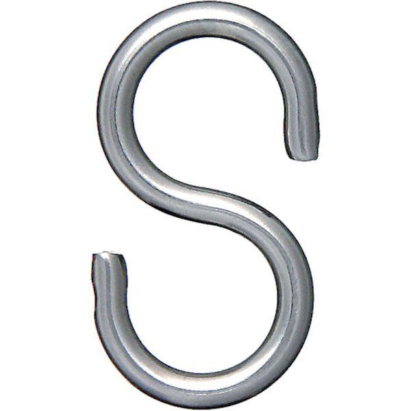 ・国産の材料を使用した、ベーシックなS字フックです。・水回りに最適なステンレス製です。・物の吊り下げ、引っ掛けとして。・使用荷重(kN)：0.01・D(mm)：1.6・L(mm)：14.2・W1(mm)：6.0・W2(mm)：6.0・線径(...