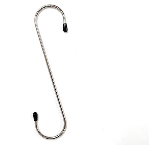 ・国産の材料を使用した、ベーシックなS字フックです。・水回りに最適なステンレス製です。・物の吊り下げ、引っ掛けとして。・使用荷重(kN)：0.09・D(mm)：4・L(mm)：200・S(mm)：38・W1(mm)：38・W2(mm)：38...