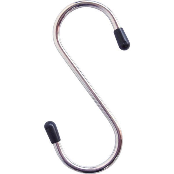 ・国産の材料を使用した、ベーシックなS字フックです。・水回りに最適なステンレス製です。・物の吊り下げ、引っ掛けとして。・使用荷重(kN)：0.06・D(mm)：3.2・L(mm)：75・S(mm)：23・W1(mm)：23・W2(mm)：2...